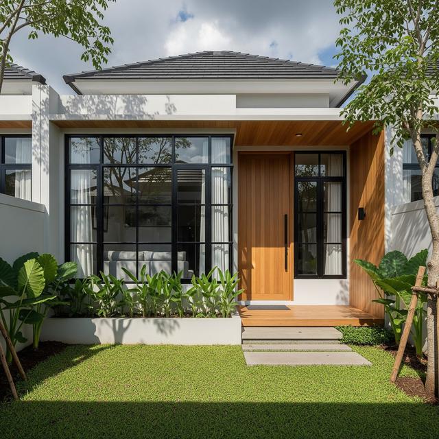 9 Model Rumah Tipe 21 Gaya Minimalis dengan Teras Kecil, Solusi Hunian ...