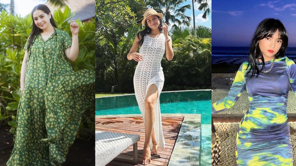 8 Outfit Liburan ke Bali ala Selebriti, Nagita Slavina hingga Maudy ...