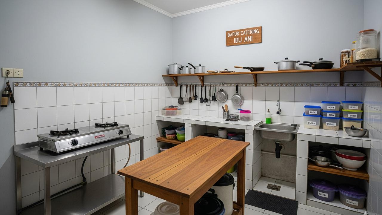 7 Cara Menjaga Dapur Usaha Rumahan Tetap Bersih Meski Produksi Banyak