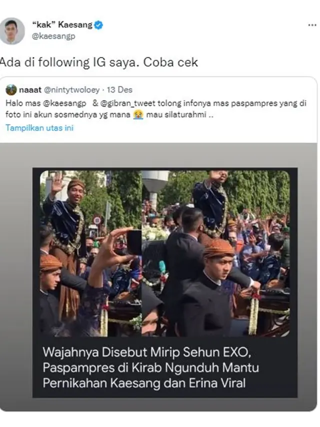 6 Potret Matsony Misturi, Paspampres Viral Mirip Sehun EXO di ...