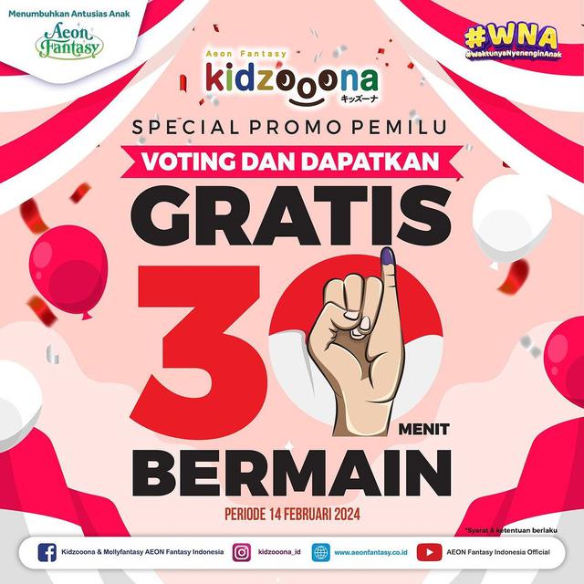 Jangan Golput, Nikmati 15 Promo Pemilu 2024 dari Makanan Hingga Rekreasi