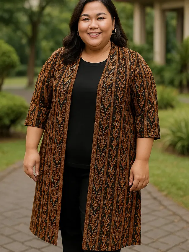 12 Model Batik Wanita Gemuk yang Modis 2025, Nyaman dan Percaya Diri ...