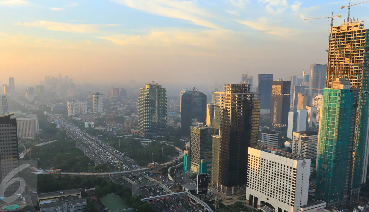 Penampakan Ramp 1 Semanggi dari Ketinggian - Foto Liputan6.com