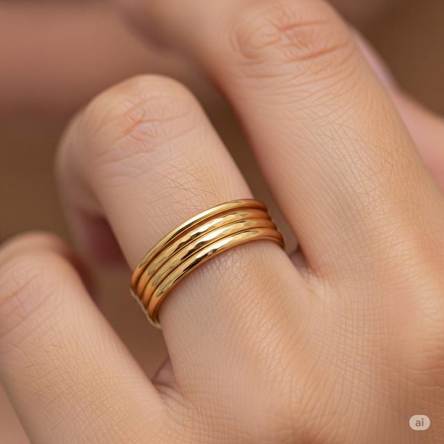 10 Rekomendasi Model Cincin Emas Simple Elegan untuk Sehari-hari ...
