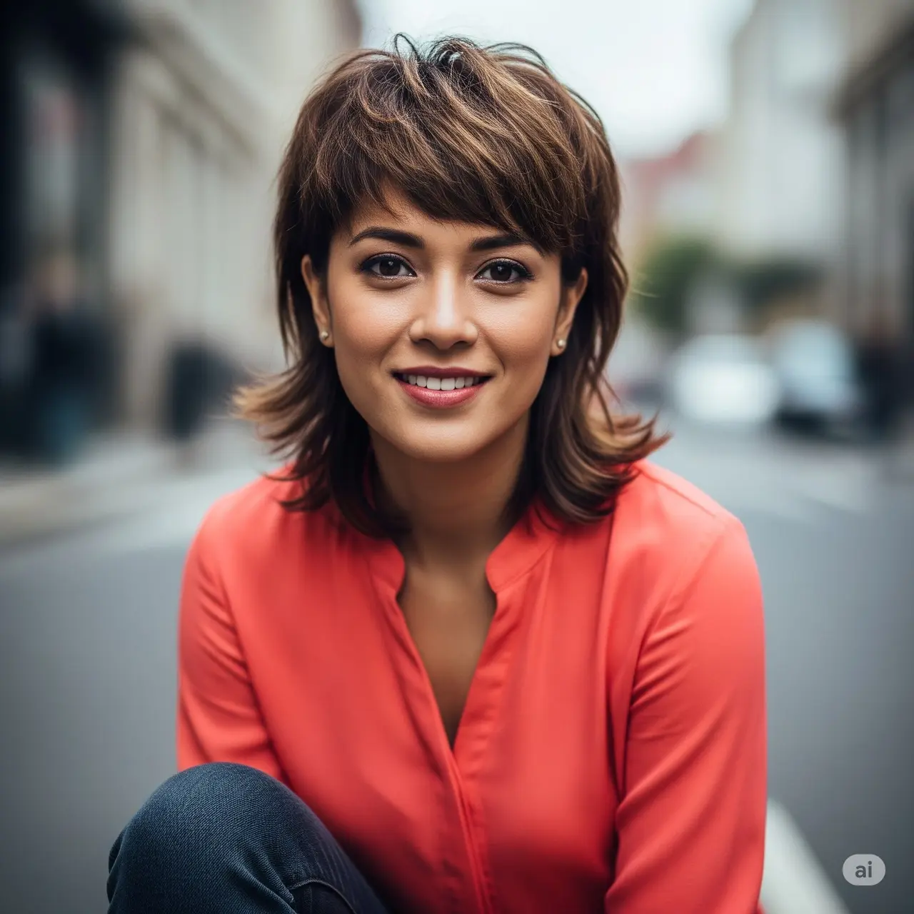 7 Potongan Shaggy Layer Pendek untuk Rambut Tipis, Tampil Awet Muda ...
