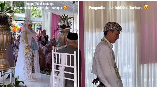 Momen Haru Wanita Bawa Foto Ibu Saat Menikah, Serasa Didampingi - Hot ...