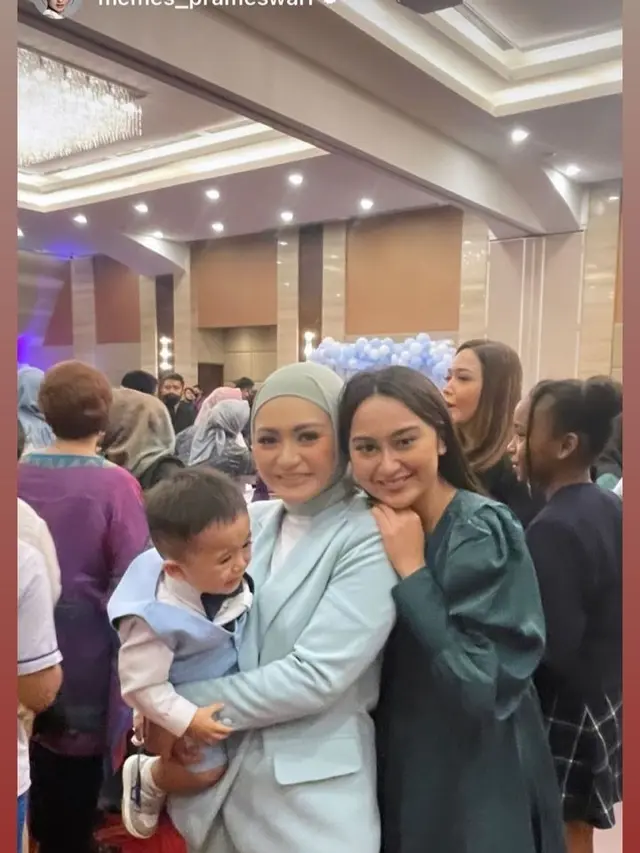 7 Potret Pesta Ultah Baby Adzam Putra Nathalie Holscher, Ada Putri Delina hingga Memes ...