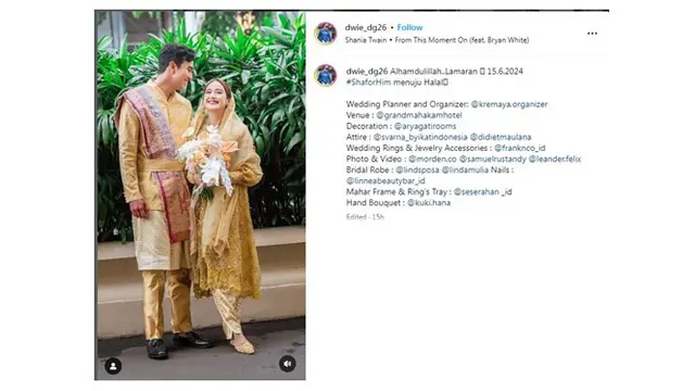 7 Momen Lamaran Salshabilla Adriani dan Ibrahim Risyad, Direncakan Tahun Lalu - Hot Liputan6.com