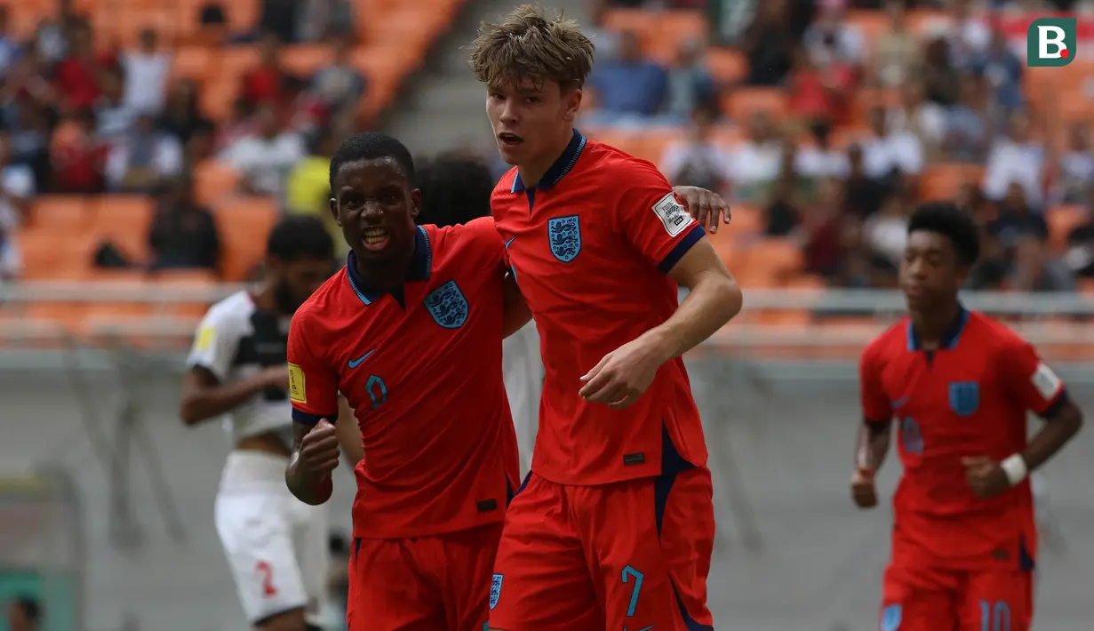 Foto: Beda Kelas, Timnas Inggris U-17 Bantai Kaledonia Baru Sepuluh Gol ...