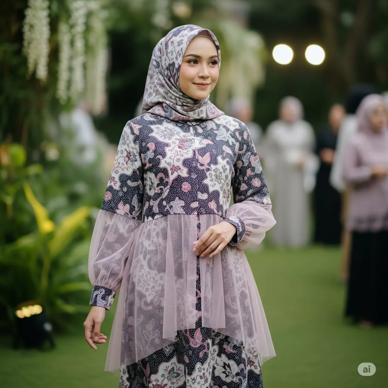 12 Model Baju Gamis Batik Pesta Elegan Terbaru 2025, Stylish, Nyaman ...