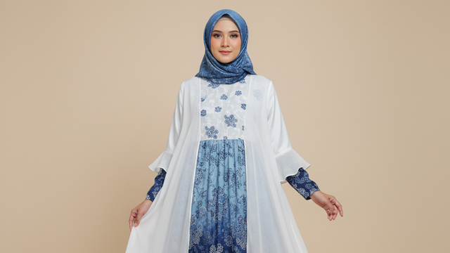 8 Model Gamis Sutra Kombinasi Batik Pilihan 2026, Anggun dan Berkelas