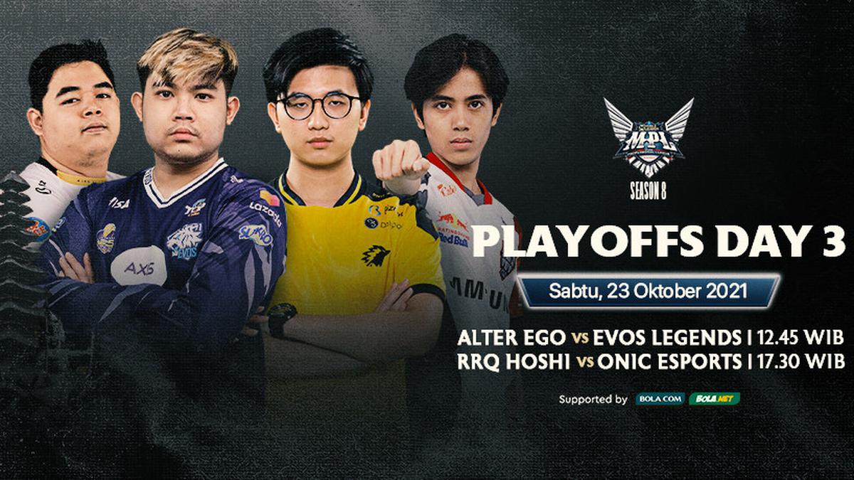 Link Live Streaming MPL Indonesia Season 8 Babak Playoff di Vidio, Sabtu 23 Oktober 2021 - E ...
