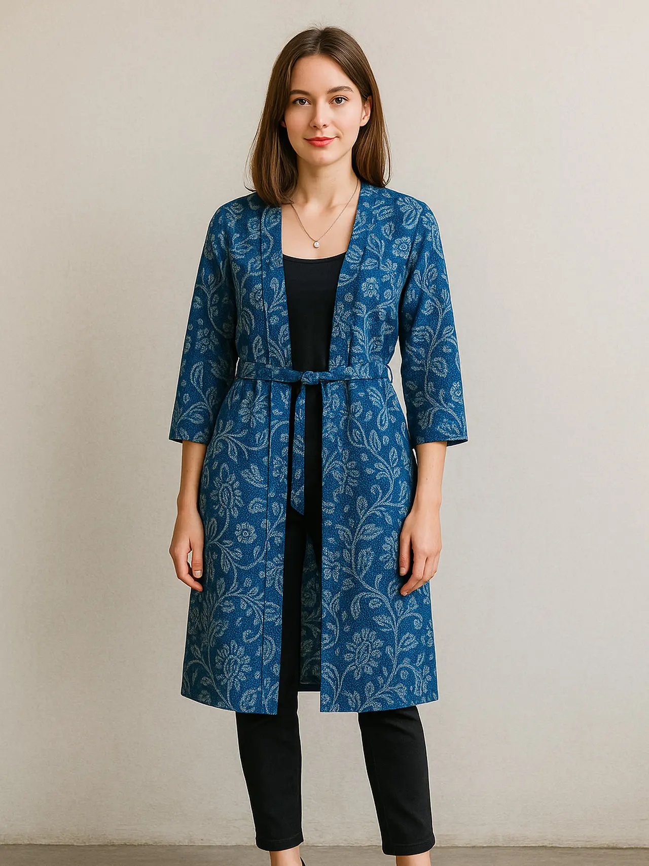 8 Inspirasi Batik Warna Biru Wanita Kekinian, Padu Padan Keren yang ...