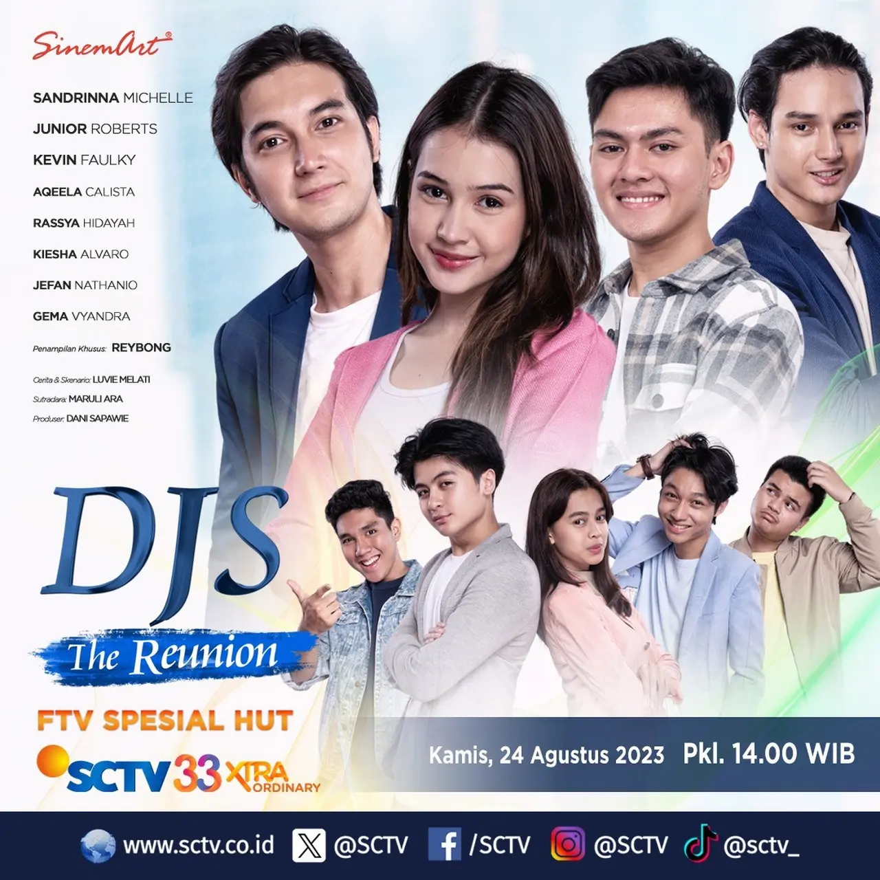 Sandrinna Michelle dan Rey Bong Reuni dalam FTV DJS The Reunion Tayang Siang Ini di SCTV, Intip ...