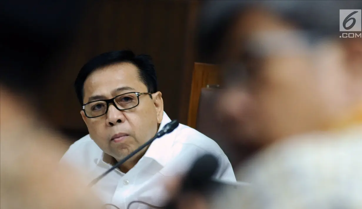 FOTO: Tersangka Dugaan Korupsi E-KTP Bersaksi di Sidang Setya Novanto - Foto Liputan6.com