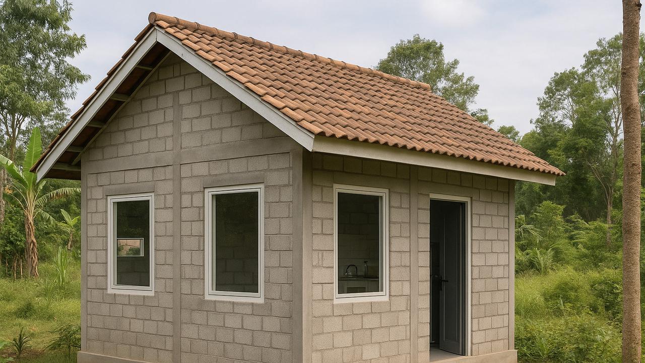 8 Model Rumah Sederhana dari Batako dengan Atap Pelana, Ini Referensi ...