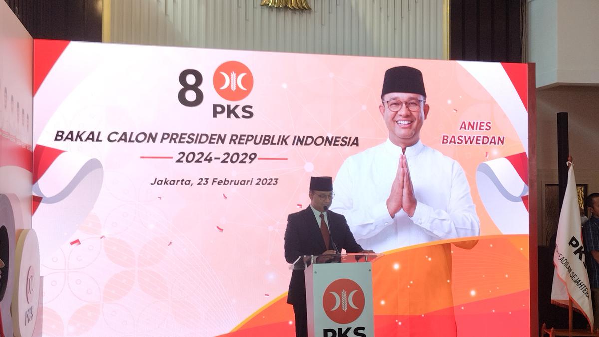 Resmi Diusung PKS Jadi Capres 2024, Anies: Kebersamaan Ini Sudah ...