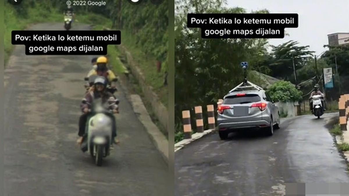 Senangnya Hati Cewek Ini saat Buntuti Mobil GMaps, Jadi Terekam Google ...