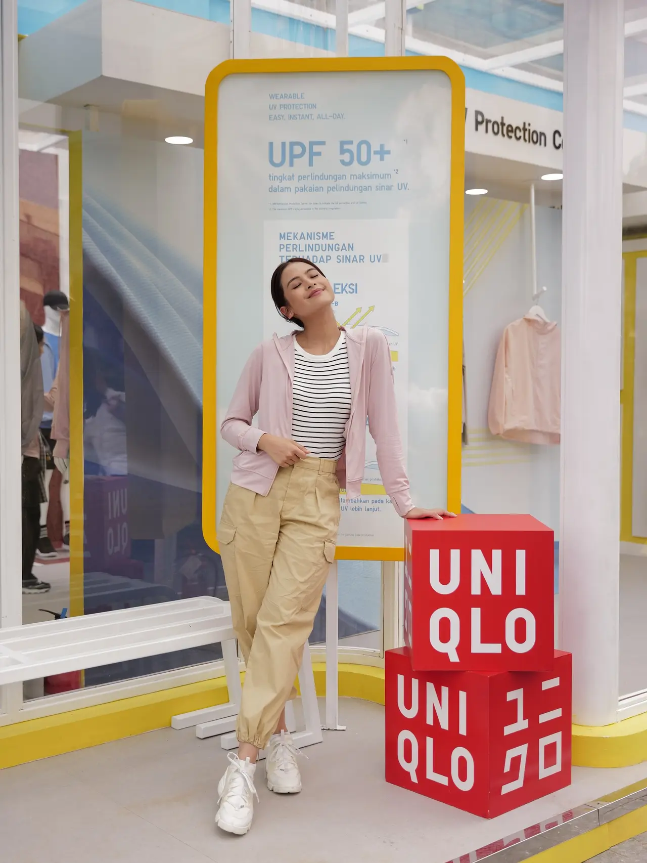 5 Inspirasi Gaya ala Maudy Ayunda Sampai Refal Hady dengan Koleksi UNIQLO UV Protection ...