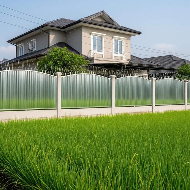 10 Desain Rumah di Tepi Sawah dengan Pagar Pengaman Anti Ular, Aman dan ...