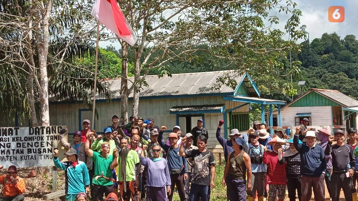 Kasus Sengketa Lahan di Kutim Dipertanyakan Kelompok Tani Busang Dengen - Regional Liputan6.com