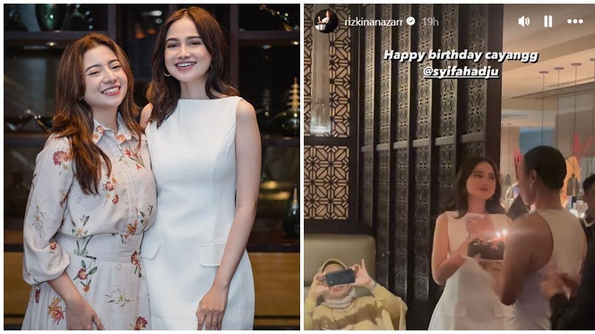 6 Potret Rizkina Nazar Kakak Rizky Nazar di Ultah Syifa Hadju ...
