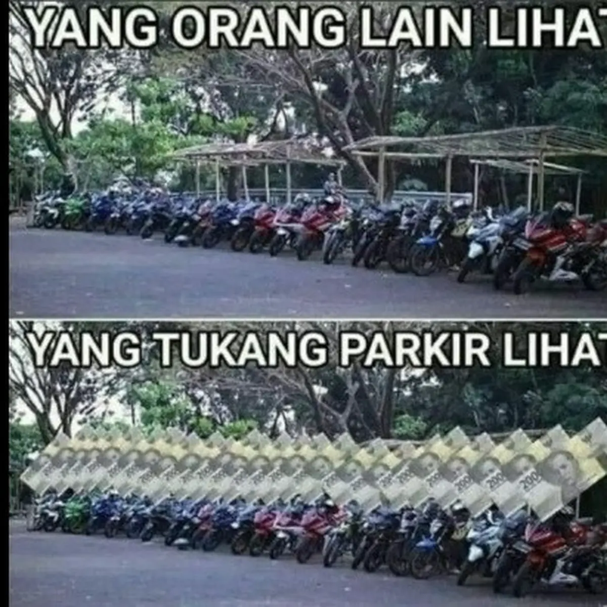 Memes Lucu Parkir Lumayan Njir #meme #memeindonesia #memestiktok