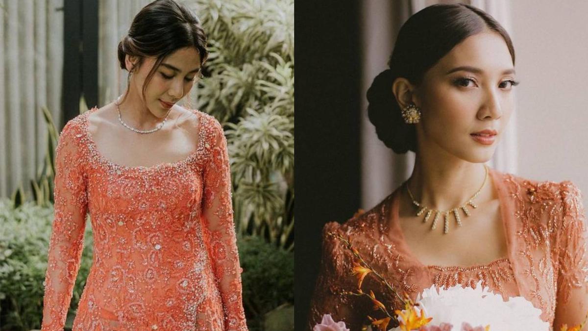 Kebaya Merah Penuh Aksi Bikin Penampilan 6 Artis Ini Terlihat Elegan ...