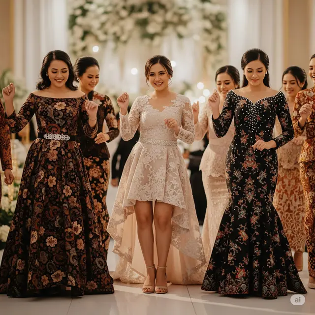 7 Model Gaun Batik Pesta Mewah 2025, Stylish dan Elegan untuk Curi Perhatian di Acara Spesial ...