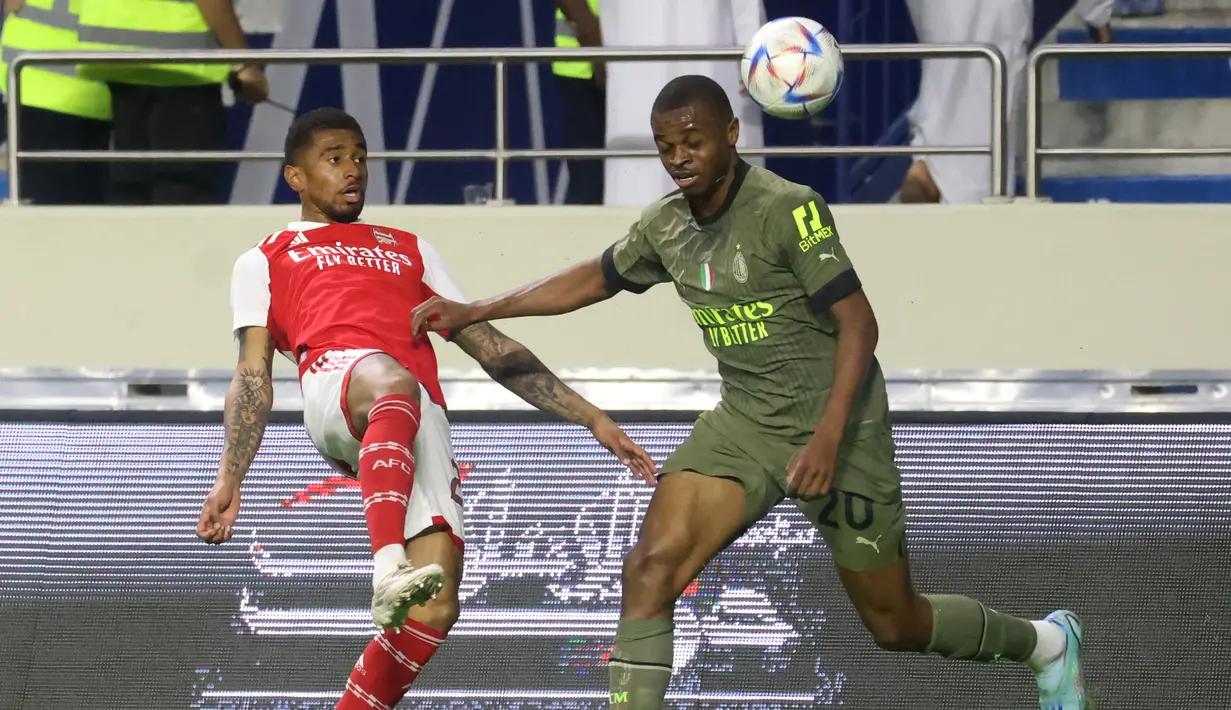 Arsenal Kalahkan AC Milan di Dubai Super Cup 2022 - Foto Liputan6.com