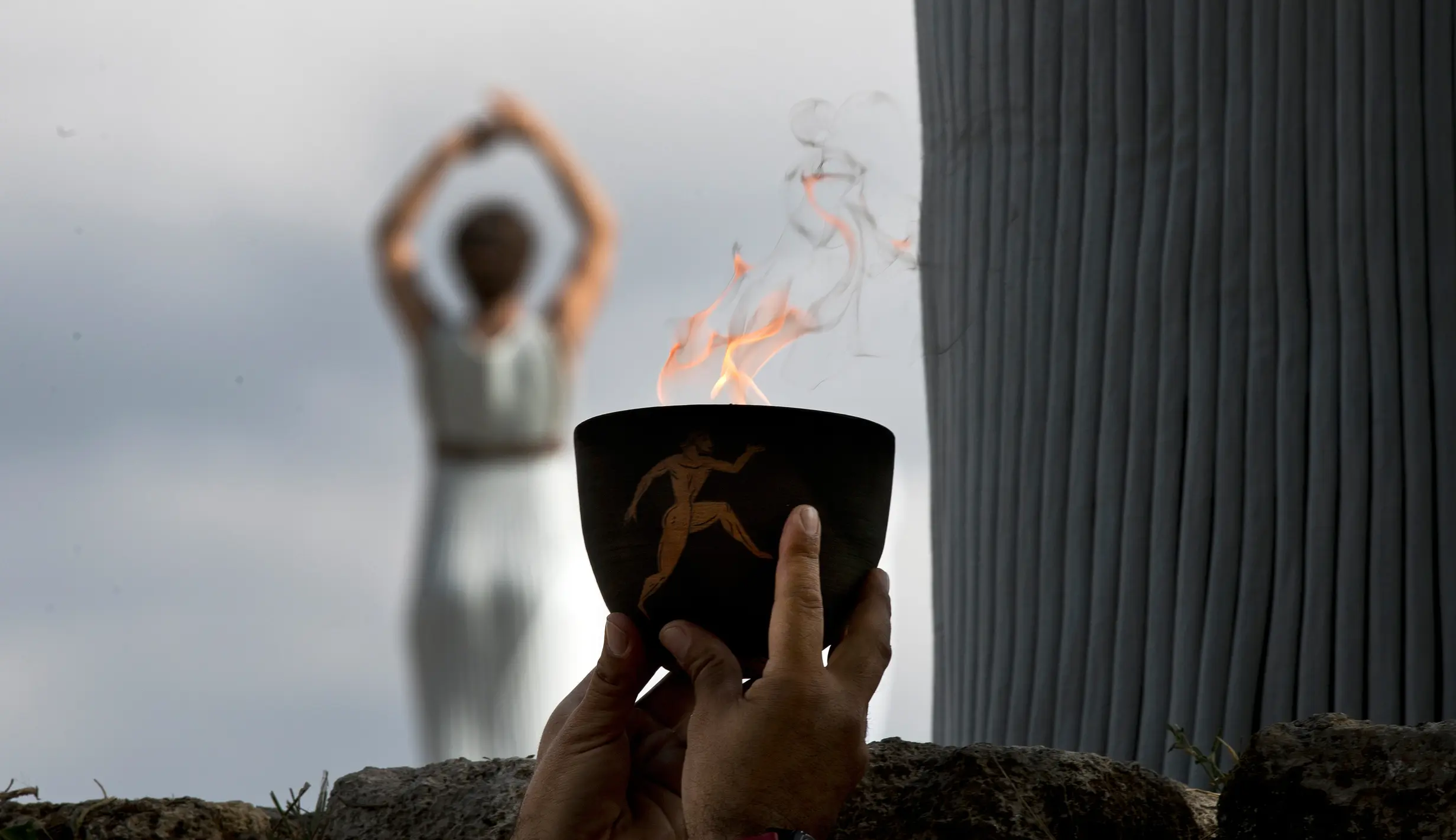 PHOTO: Ritual Penyalaan Obor Olimpiade Pyeongchang 2018 - Foto Liputan6.com