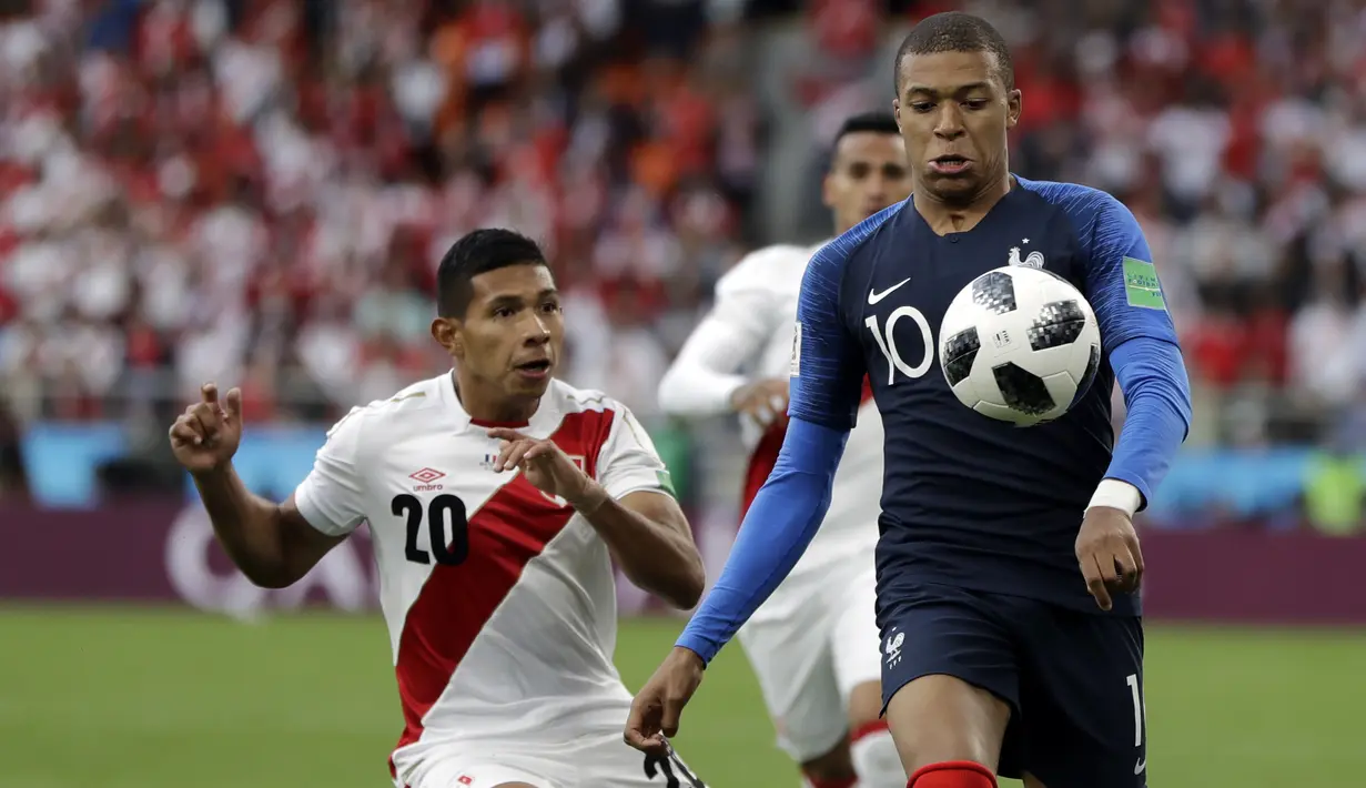 FOTO: Kylian Mbappe, Pencetak Gol Termuda Prancis di Piala Dunia - Pesta Bola Rusia Bola.com