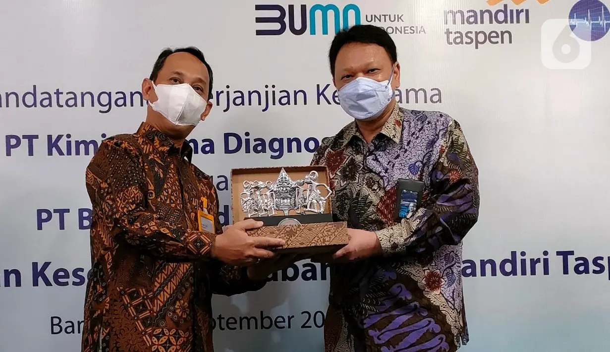 FOTO: Kolaborasi Mandiri Taspen dan Kimia Farma untuk Pemeriksaan Kesehatan - Foto Liputan6.com
