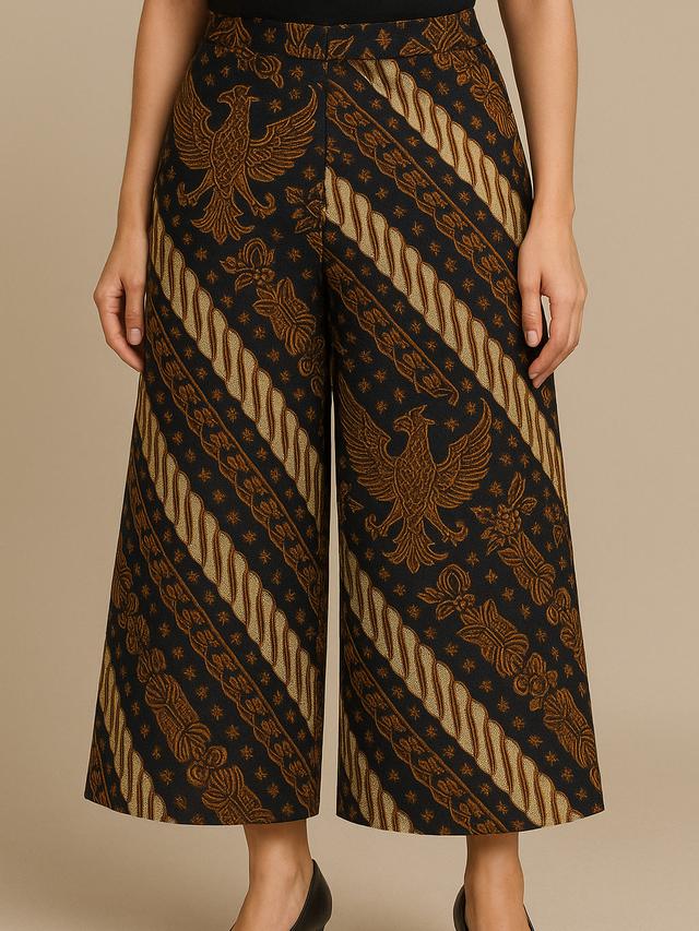 7 Model Kulot Batik Kekinian, Jadi Inspirasi Fashion Masa Kini