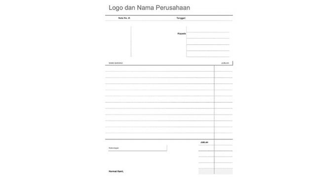 Contoh Nota, Jenis, Fungsi, dan Cara Membuatnya yang Mudah