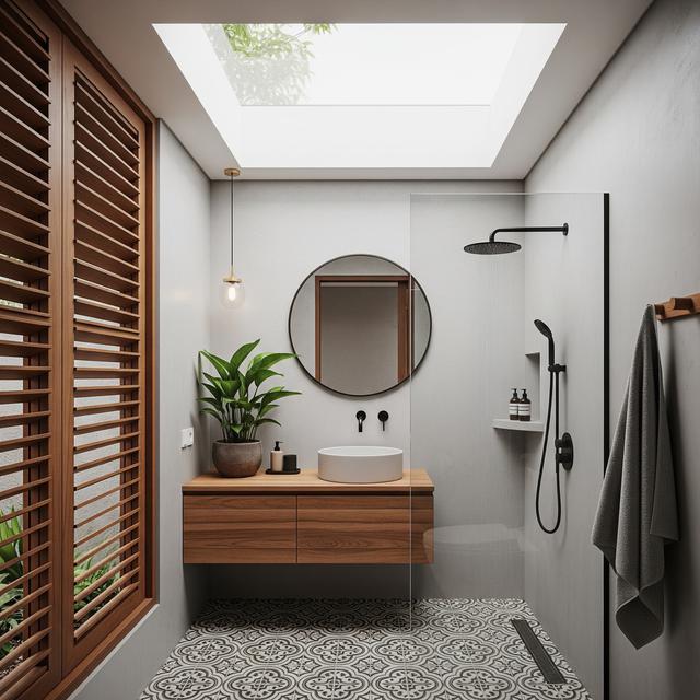 9 Model Kamar Mandi dengan Ventilasi Atas, Efektif agar Tidak Pengap