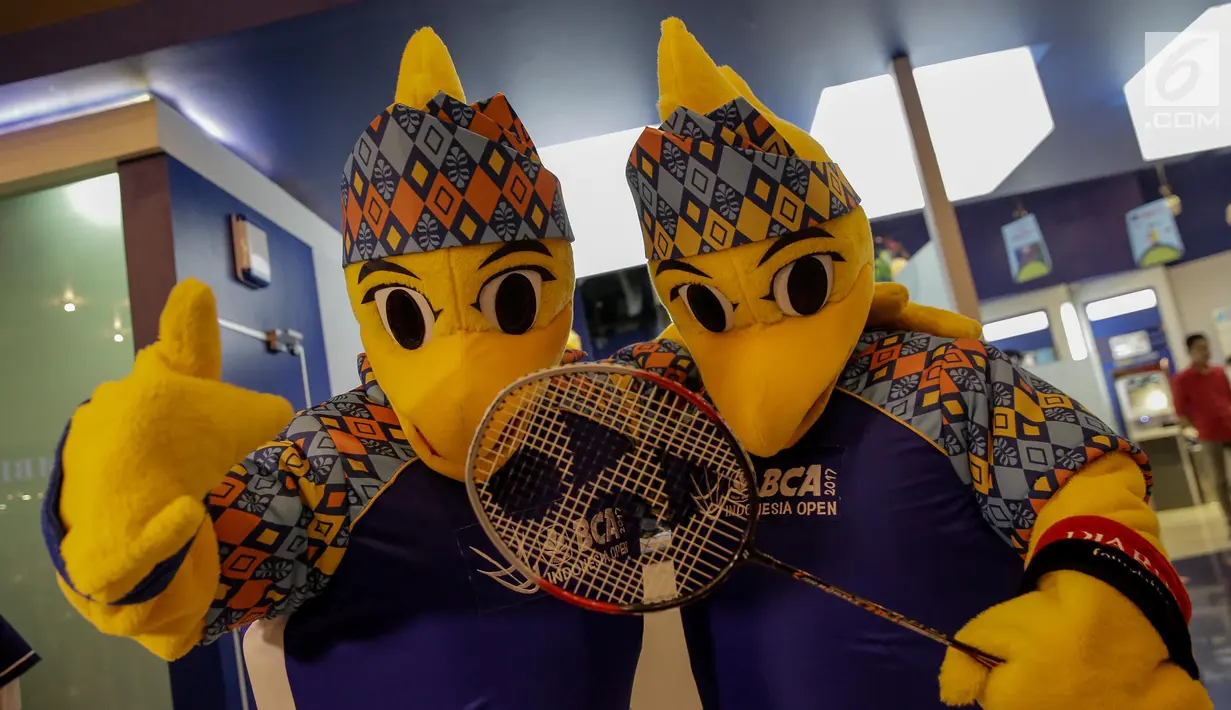 Jelang Indonesia Open 2017, Maskot BIO Sapa Masyarakat Jakarta - Foto ...