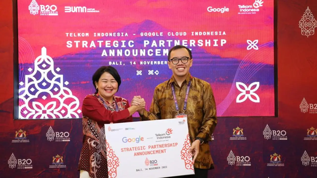 Kolaborasi Strategis Telkom Indonesia dan Google Cloud - Bisnis Liputan6.com