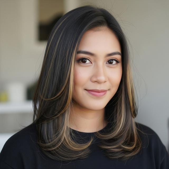 9 Model Rambut Pirang Highlight untuk Rambut Hitam, Ciptakan Tampilan ...