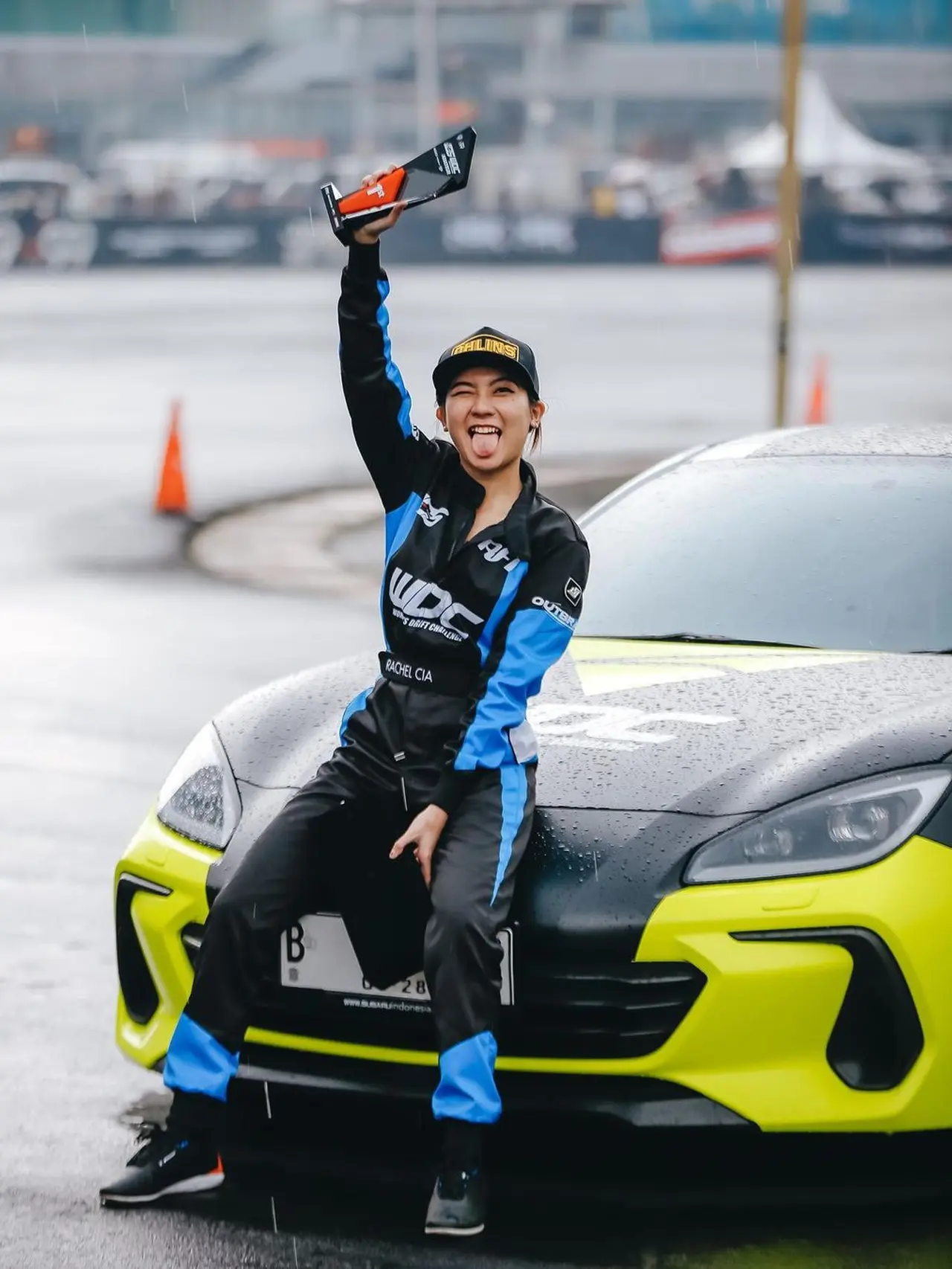 7 Potret Rachel Florencia Jadi Juara 1 Ajang Women's Drift Challenge ...