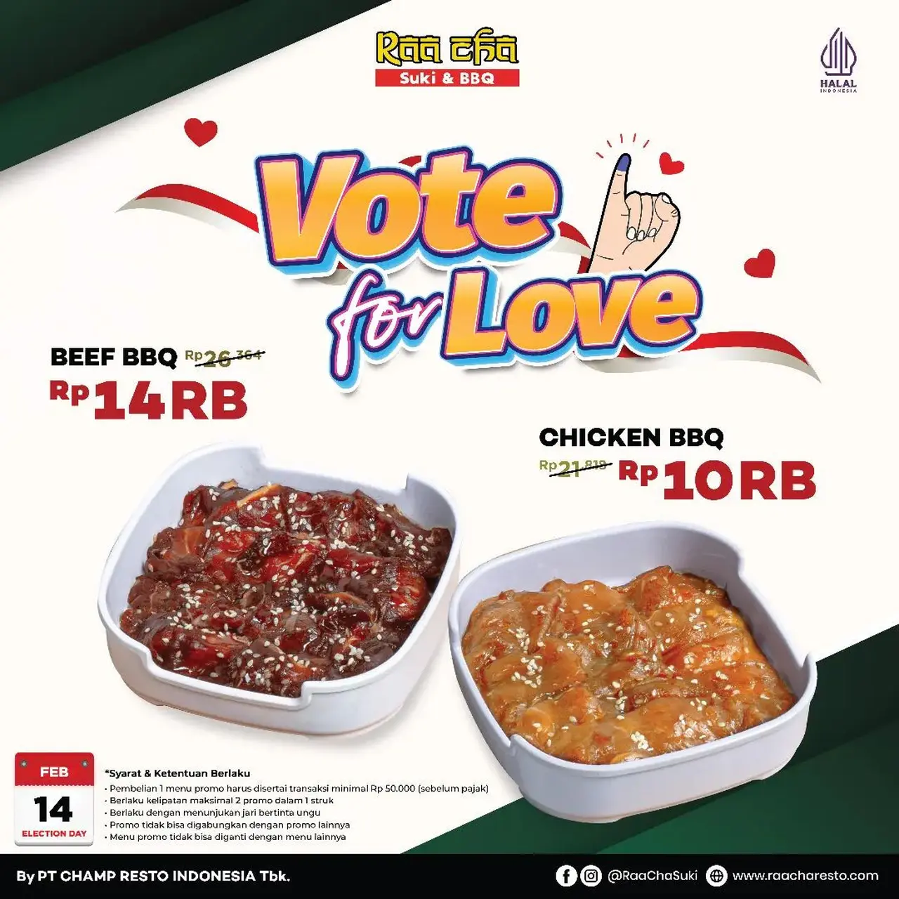 20 Promo Pemilu 2024, Jangan Golput Biar Dapat Banyak Diskon - Hot ...