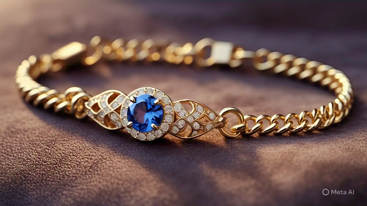 6 Model Gelang Emas Islami Aksen Permata, Cek Update Harga 23 Juni 2025 ...