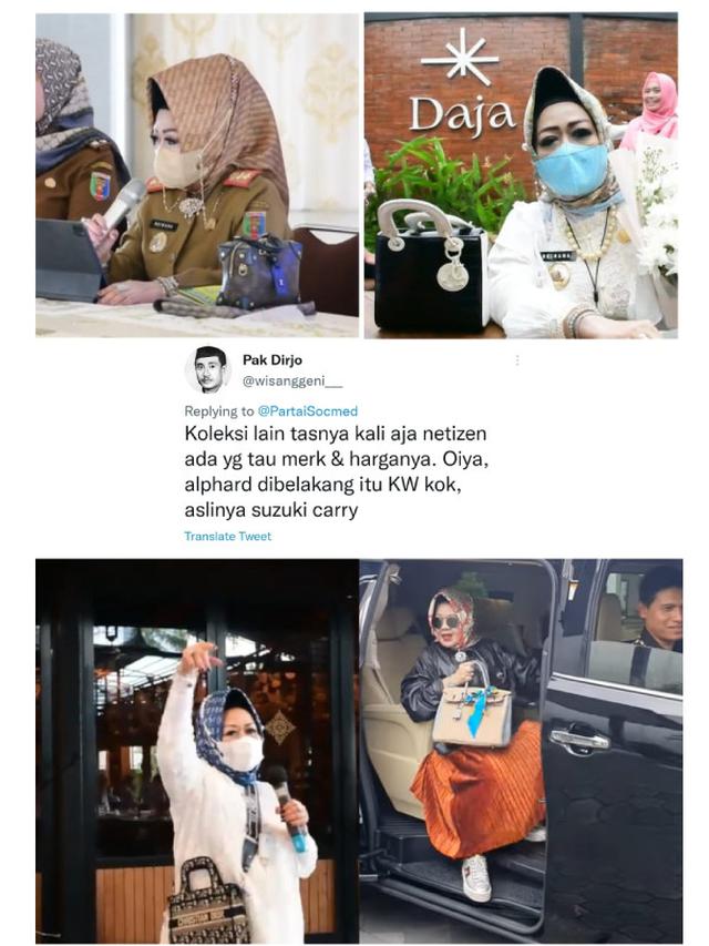 Viral Sosok Reihana Kadinkes Lampung, Warganet Soroti Gaya Hijab Mirip Opera House Sydney dan ...