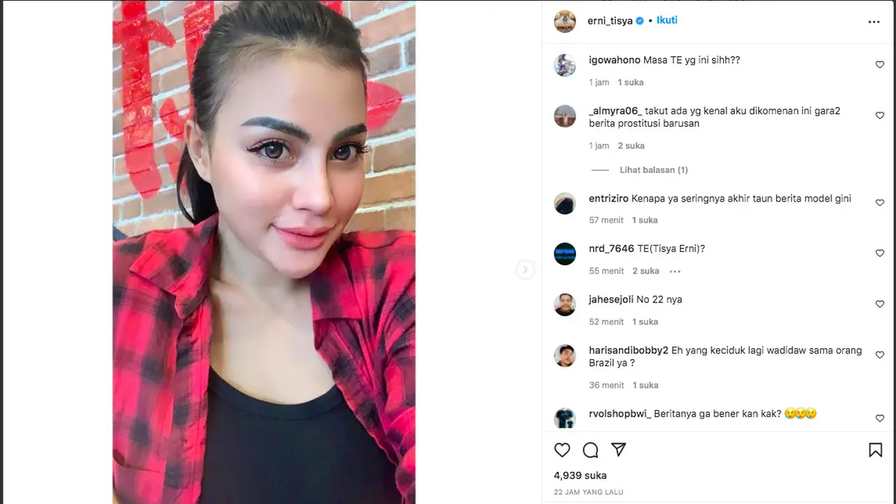 Ini Profil Tisya Erni yang Tengah Jadi Sorotan - ShowBiz Liputan6.com