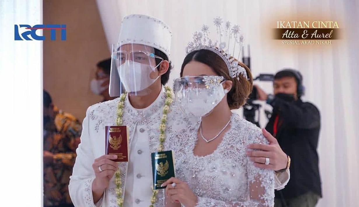 Potret Atta Halilintar dan Aurel Hermansyah yang Sudah Resmi Menikah ...