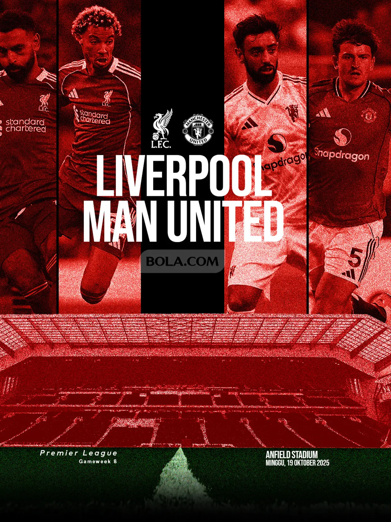 Jadwal dan Link Live Streaming Liverpool vs Manchester United di Liga ...