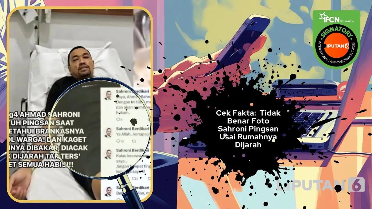 Cek Fakta: Tidak Benar Foto Ahmad Sahroni Pingsan Usai Rumahnya Dijarah Massa - Cek Fakta ...