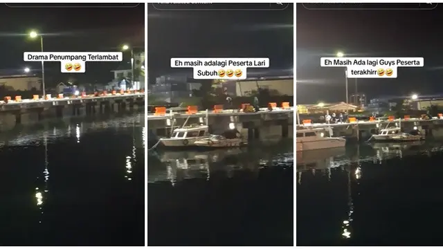 Viral Drama Penumpang Kapal Hampir Telat, Berlarian di Detik-detik ...