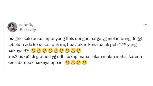 6 Cuitan Netizen Keluhkan PPN Naik 12 Persen Mulai 2025 Ini Bikin Elus Dada - Hot Liputan6.com