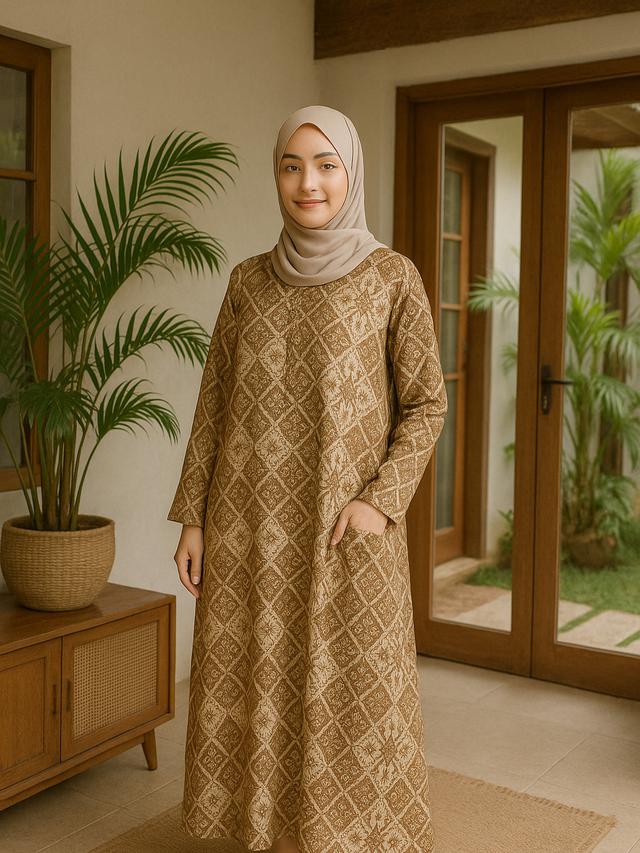 7 Model Daster Batik Kekinian yang Trendi, Tetap Tampil Modis Meski di ...